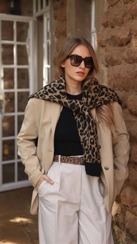 Как носить леопардовый принт Минималистичный стиль Леопардовая мода Наряды