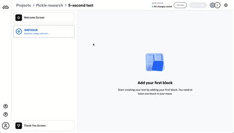 present an image with a 5 second test maze help
