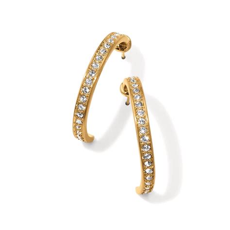 Brighton Meridian Zenith Medium Hoop Earrings Morgan Fitzgeralds