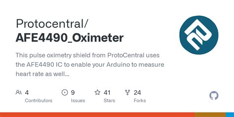 Github Protocentral Afe Oximeter This Pulse Oximetry Shield From