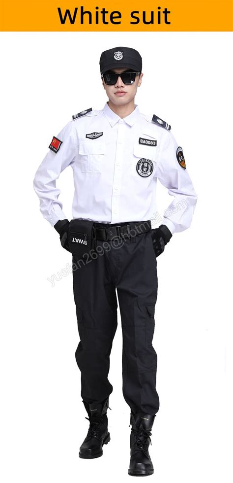 Hot Selling Customize Security Uniform Set Guard Security Guards ...