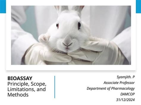 Principles Of Bioassay Ppt
