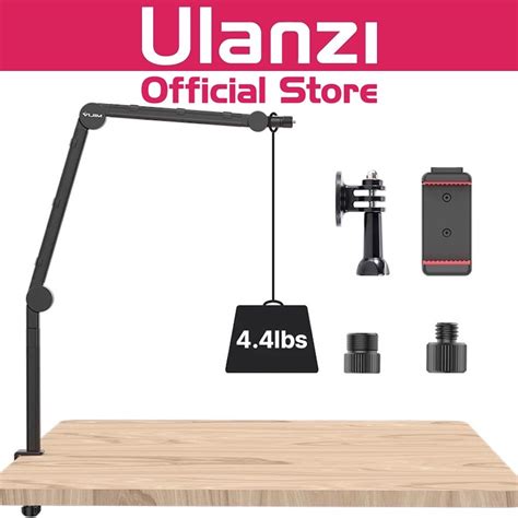 Ulanzi Vijim Ls24 Desktop Table Clamp Stand Boom Arm Mount Holder For