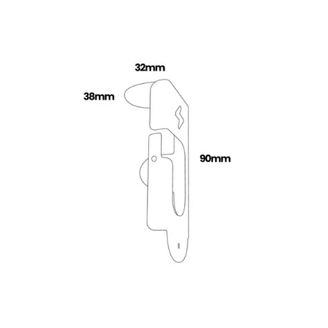 Cableboss Cb03 01 Metal Cable Bracket 90mm Compact Superlec