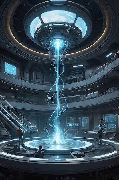 Premium Photo A Hightech Laboratory Where Experiments With Alien