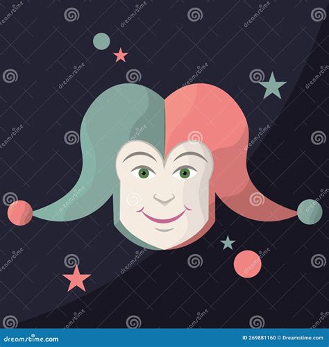 Clown Jester Hat Vector Illustration 83948018