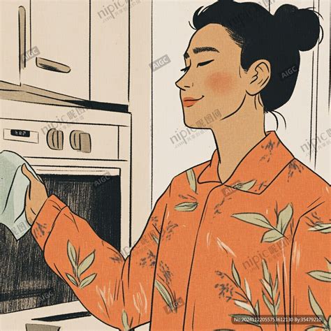 Ai创作图家庭主妇插画 手绘女孩做家务 宅家抗疫场景 居家消毒 家务活家务活 煮妇插画 劳动女人插画 宅在家 宅在家里 家庭消毒居家消毒 女人做家务活 居家防护 洁侧插画 疫情在家 勤消毒