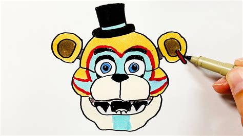 How To Draw Glamrock Freddy Youtube