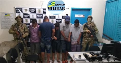 ESPAÇO MILITAR POLICIAIS DA COMPANHIA DE CAATINGA PRENDEM QUADRILHA DE