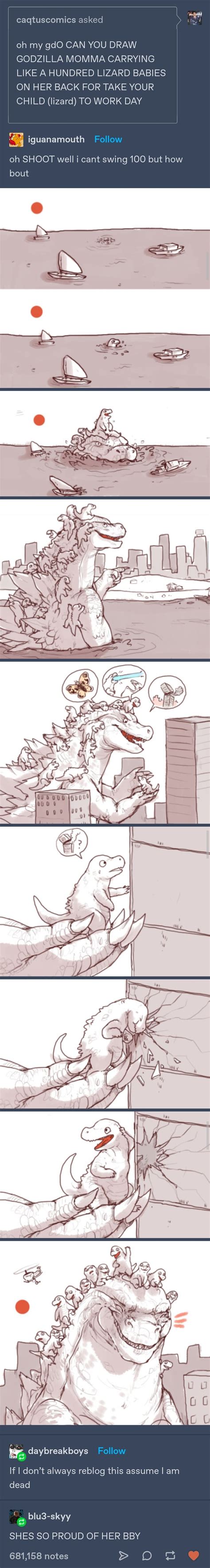Godzillas Babies Rcuratedtumblr