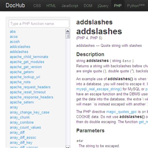 Referenz Für Css Html Php Und Mehr Wisch