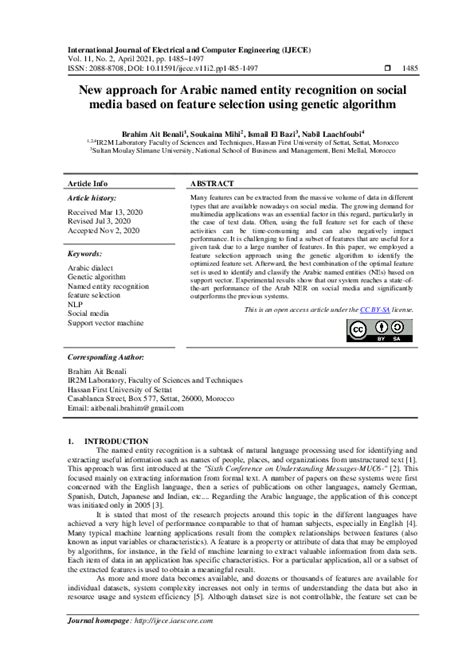 pdf new approach for arabic named entity recognition on social media