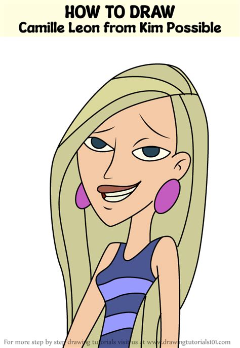 How To Draw Camille Leon From Kim Possible Kim Possible Step By Step