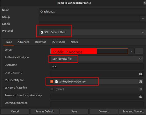 Rdp Ssh Private Key To Ubuntu Works From Command Line But Not Using Remmina Server Fault