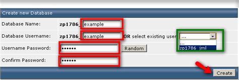 Directadmin Mysql Management Pandt Knowledgebase
