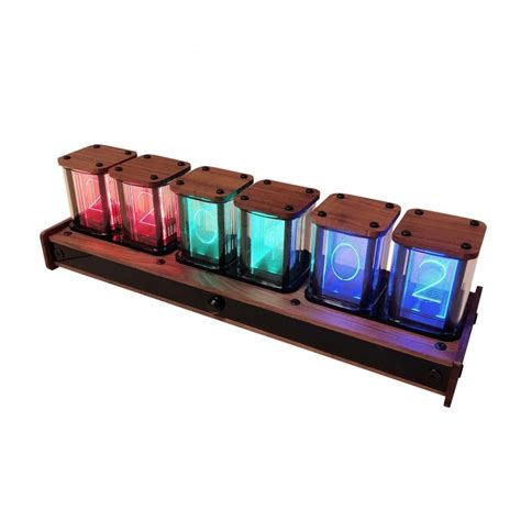 Pseudo Glow Tube Clock Electronic Clock Alarm Announcing Time Led