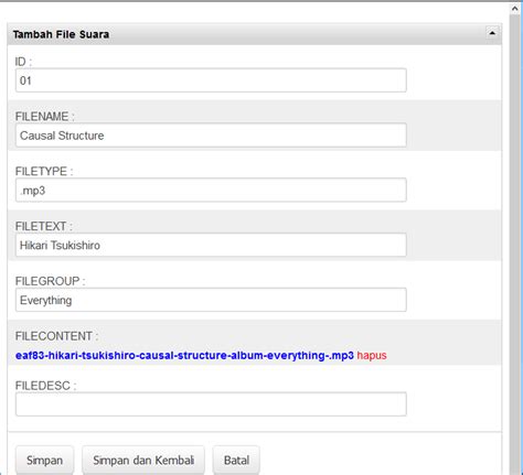 Codeigniter Tutor 3 Upload Audio