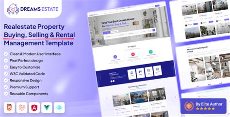 Real Estate Angular Website Templates Themeforest