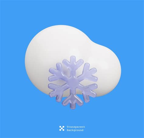 Premium Psd Psd 3d Icon For Weather Conditions With Cloud And