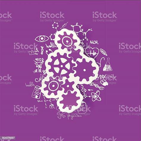 그림이요 의료 수식 Cogwheel 0명에 대한 스톡 벡터 아트 및 기타 이미지 0명 건강관리와 의술 과학 Istock