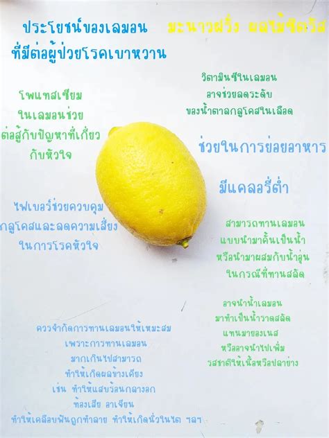 ประโยชน์ของมะนาวเลมอน🍋 ผลไม้ซิตรัส แกลเลอรีที่โพสต์โดย Phawanph🇹🇭