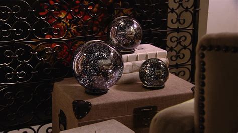 Mercury Glass Spheres Make A Dramatic Statement All Year Round Indoor