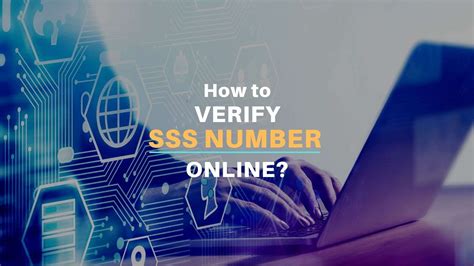 How To Verify SSS Number Online Retrieve Your SSS Number