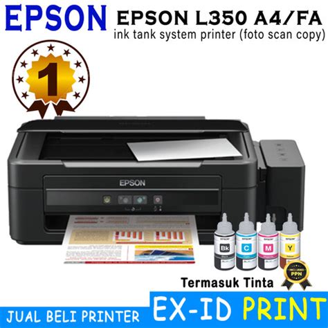 Jual printer Epson l355 print scan copy | Epson l355 wireless (WiFi ...