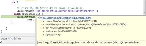 Sql Cannot Reference Jdbc Sqlserverdriver In Eclipse Classnotfoundexception Stack Overflow