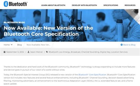 Bluetooth 6 0 Allows For 10cm Range Accuracy Improved Scanning Efficiency And More Secure