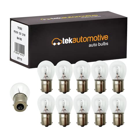 Tek Automotive 382 P21W Bulb, Car Light Bulbs, Indicator Bulbs, Brake ...