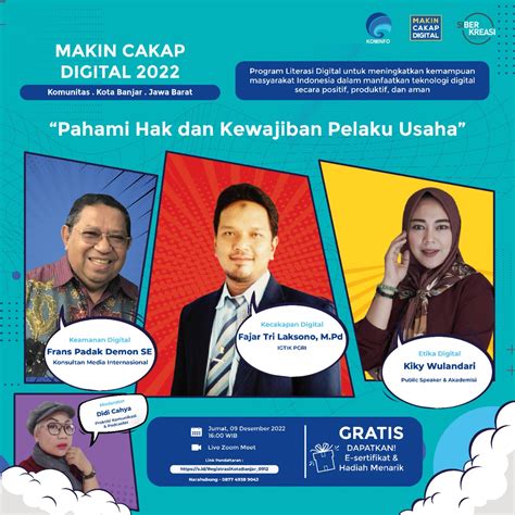 Webinar Pahami Hak Dan Kewajiban Pelaku Usaha MADANIACOID
