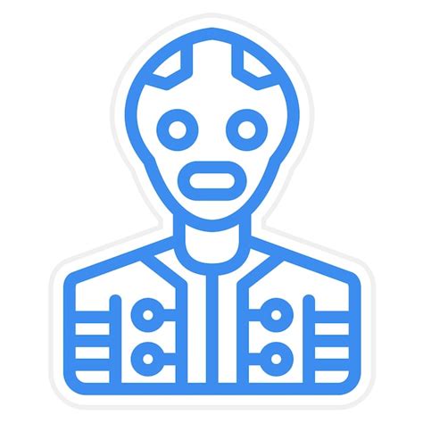 Premium Vector Vector Design Humanoid Robot Icon Style