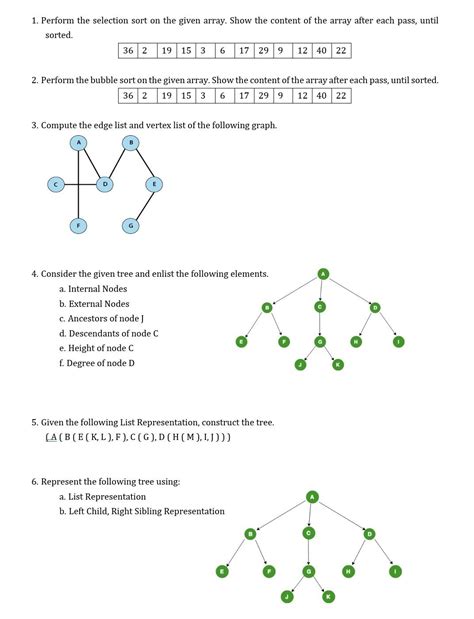 Solved Perform The Selection Sort On The Given Array Chegg