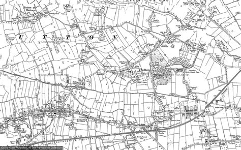 Old Maps Of Hutton Lancashire Francis Frith