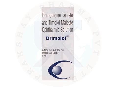 Brimolol Timolol Brimonidine Eye Drops At Rs 418piece In Nagpur Id 26256553491