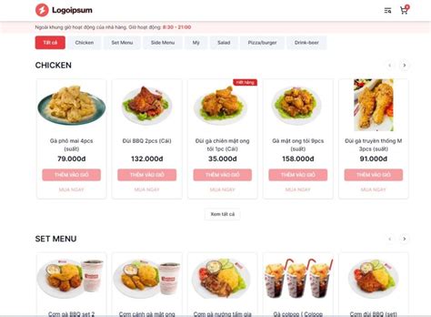 Source code Website đặt đồ ăn NextJS LapTrinhNextJS