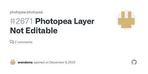 Photopea Layer Not Editable · Issue 2671 · Photopeaphotopea · Github