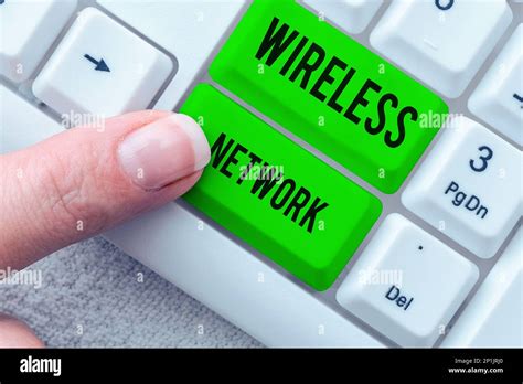 Writing Displaying Text Wireless Network Word For Computer Network