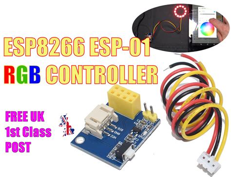 Ws2812 Rgb Led Module For Esp8266 Esp01 Esp01s Esp8266 Esp 01 Esp 01s