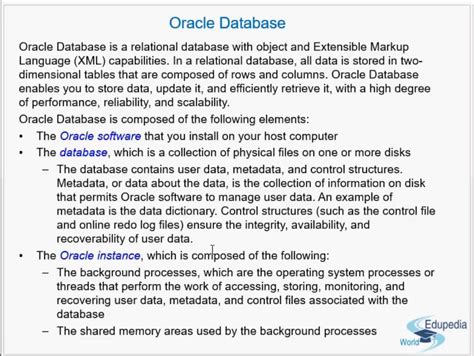 Oracle Database Youtube