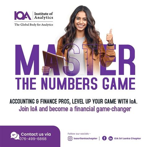 Ioa Institute Of Analytics Sri Lanka Chapter On Linkedin Great