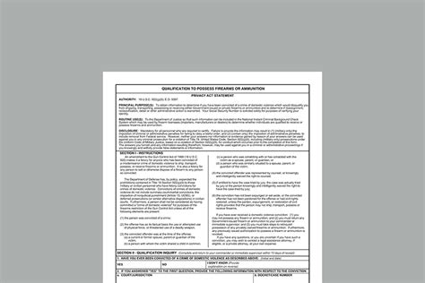 Dd Form 2760 Qualification To Possess Firearms Or Ammunition Pdf