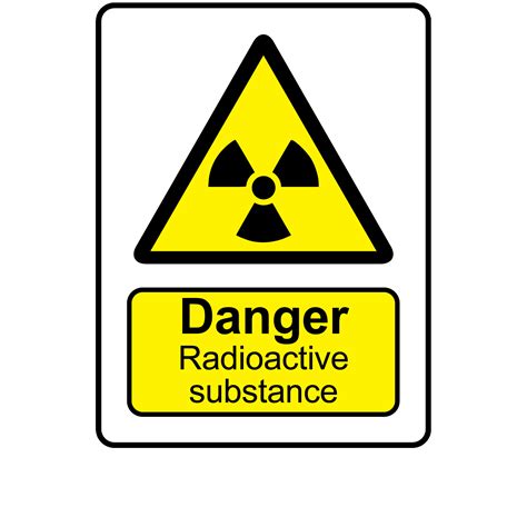 Buy Danger Radioactive Substance Labels Danger And Warning Stickers