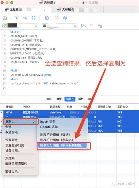利用navicat Premium导出数据库表结构信息至excel的方法navicat导出表结构成表格 Csdn博客