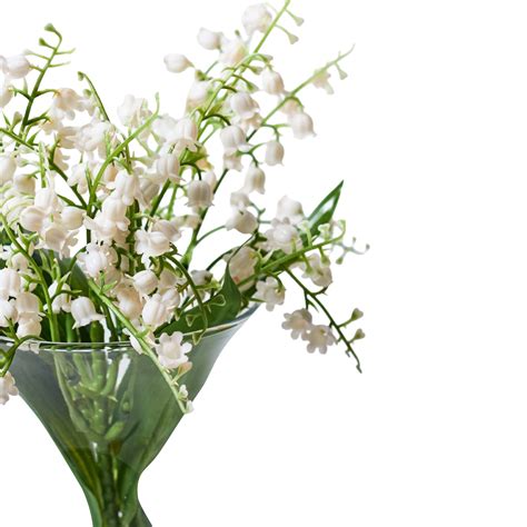 Faux Stem Lily Of The Valley The Libra Company