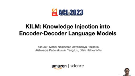 underline kilm knowledge injection into encoder decoder language models