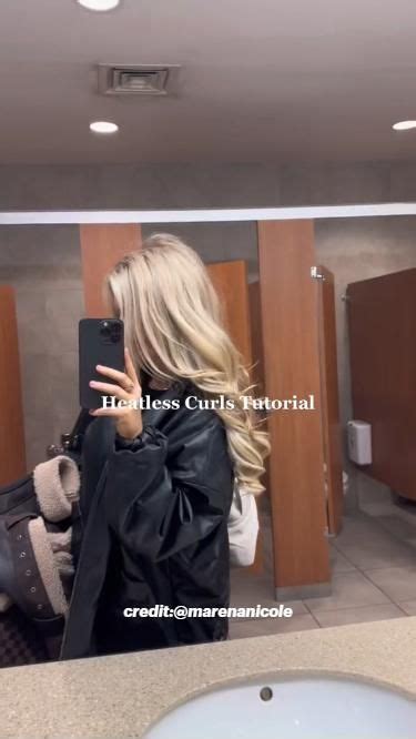 My Favoriteeee Heatless Curl Method 💖 So Excited To See How This Works For You Guys Heatless