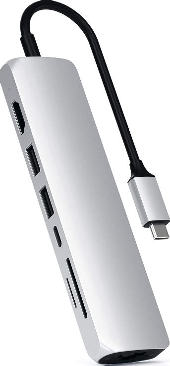 Satechi USB C Slim Multi Port with Ethernet Adapter Αντάπτορας με x USB A x Type C PD