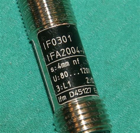 Ifm If0301 Ifa2004 Abow Sl Ls 100ak Efector Inductive Proximity Sensor New